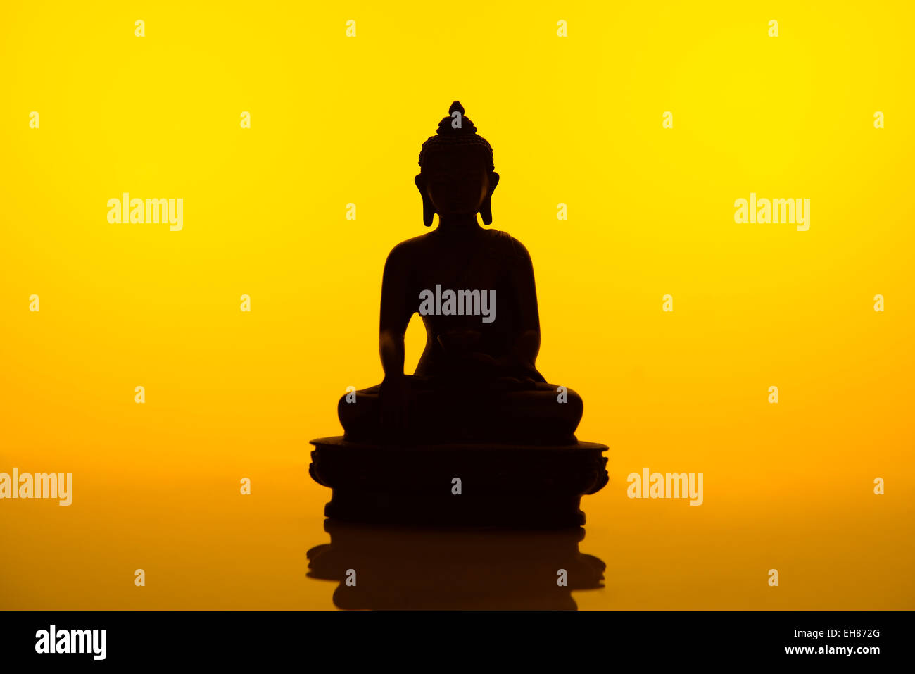 Buddha Silhouette High Resolution Stock Photography and Images - Alamy