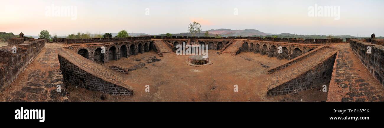 Corjuem Fort, military fortress, Goa, India Stock Photo - Alamy
