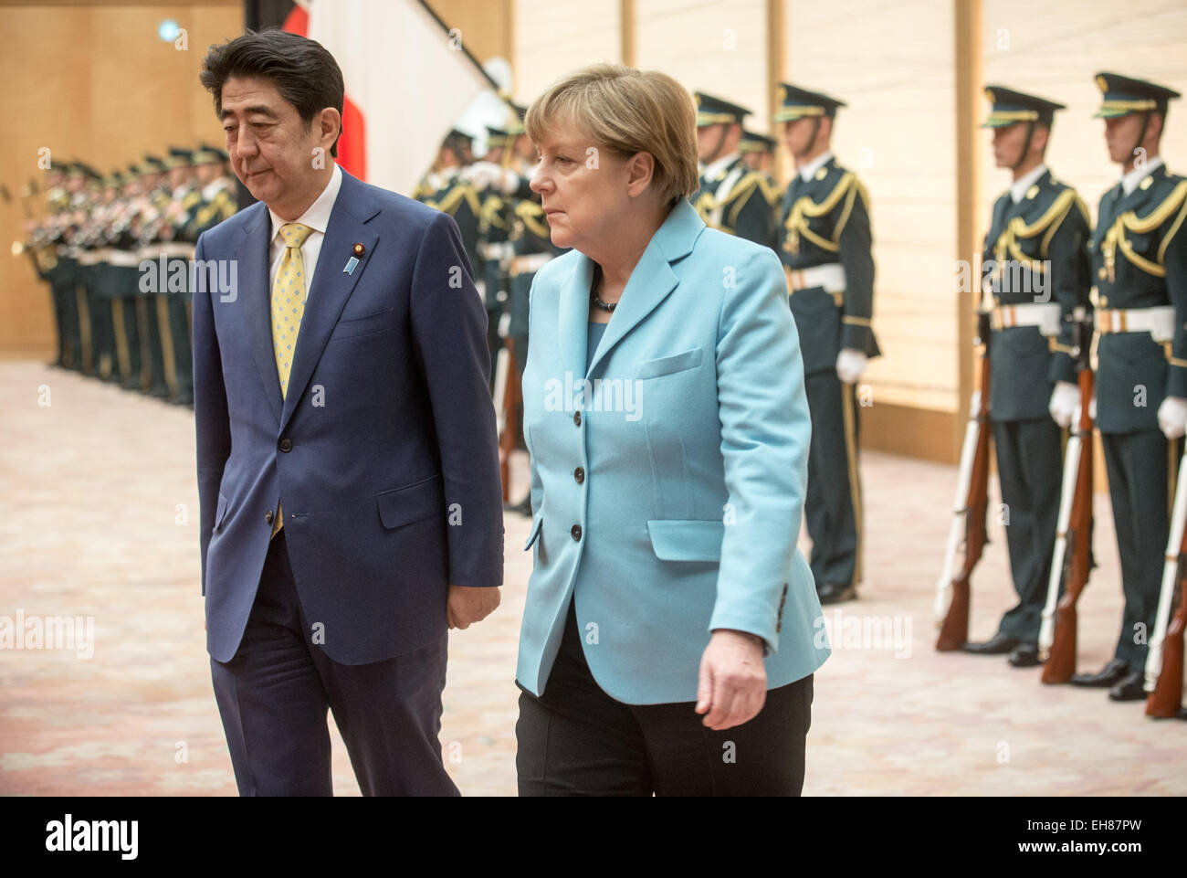 Tokyo, Japan. 09th Mar, 2015. German Chancellor Angela Merkel (CDU) is ...