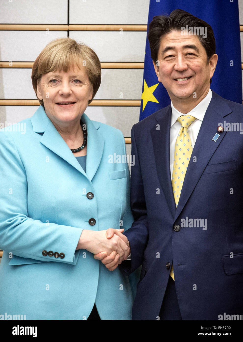 Tokyo, Japan. 09th Mar, 2015. German Chancellor Angela Merkel (CDU ...