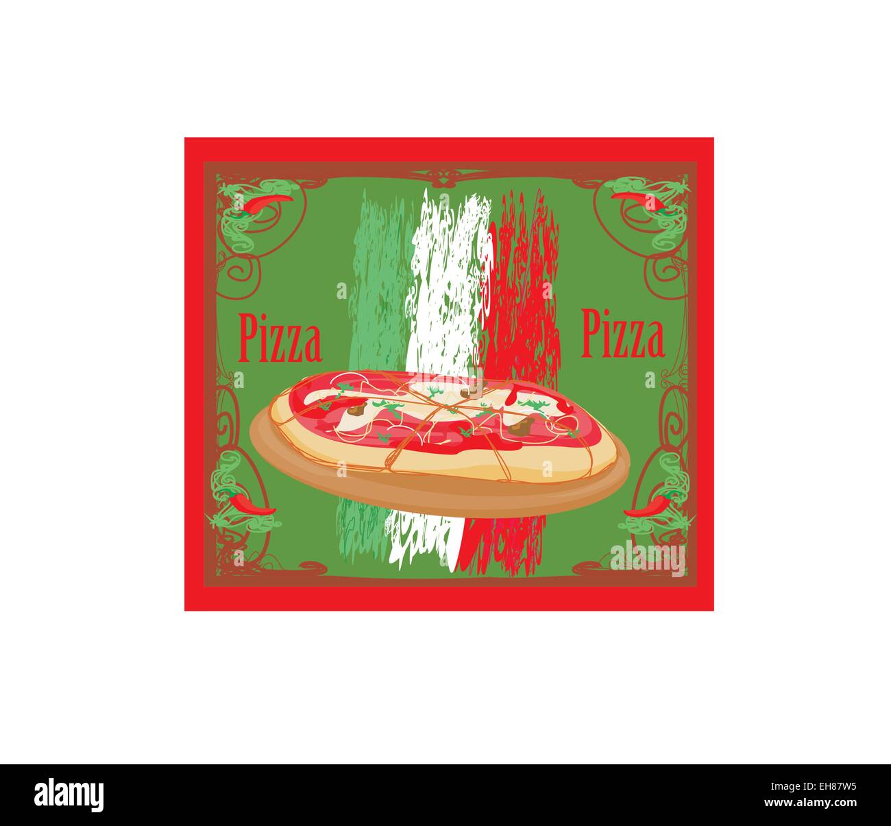 Italian identity card Stock Vector Images - Alamy