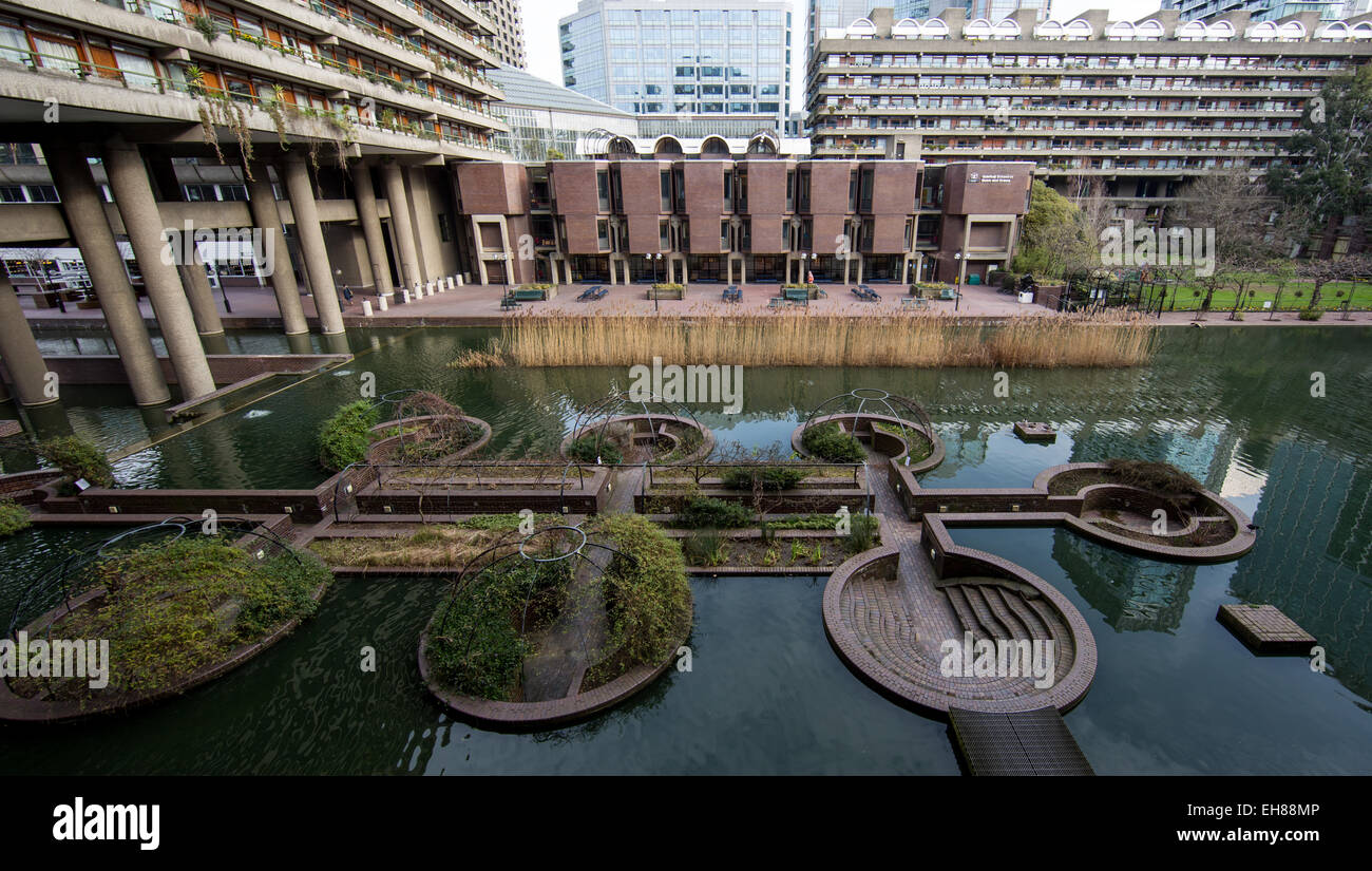 Monday, March 9, 2015 General views of the Barbican estate in the City ...