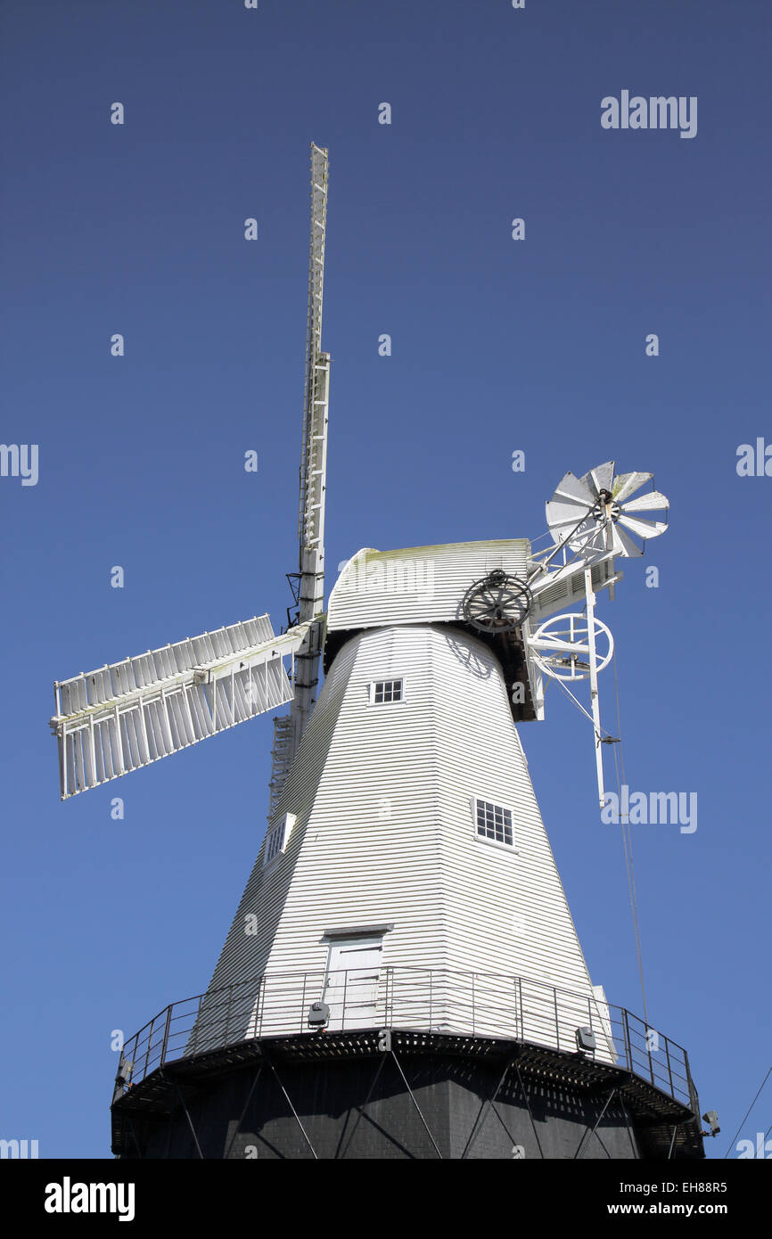the union windmill Cranbrook kent, the largest smock mill in england ...