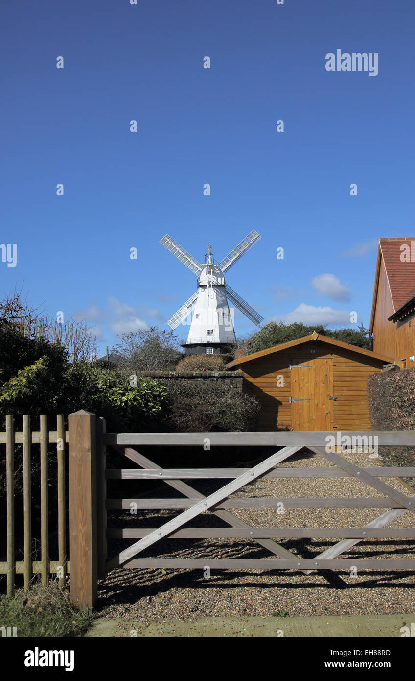 the union windmill Cranbrook kent, the largest smock mill in england ...