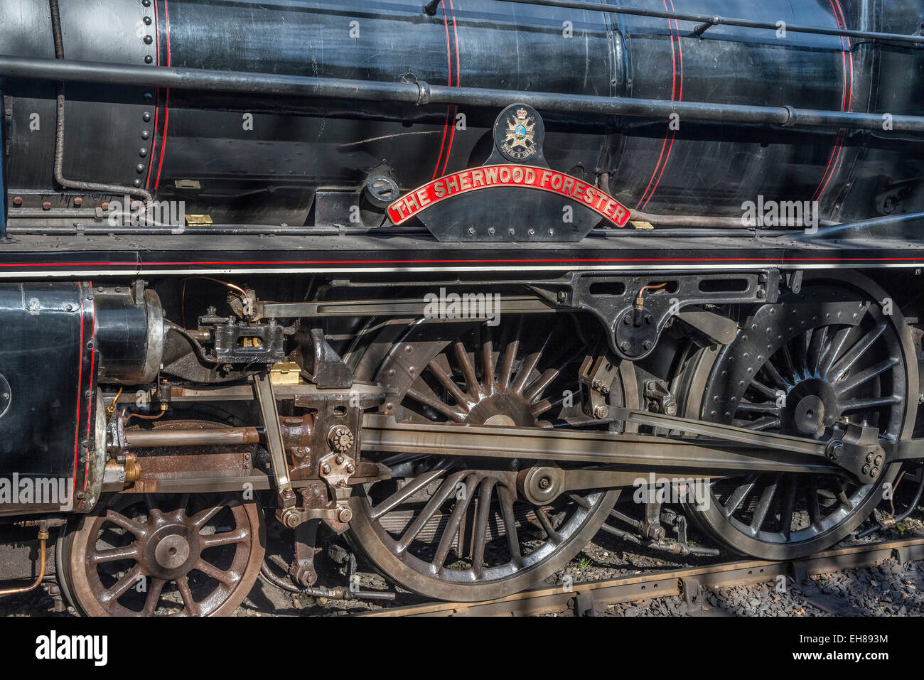 Sherwood forester steam train hi-res stock photography and images - Alamy