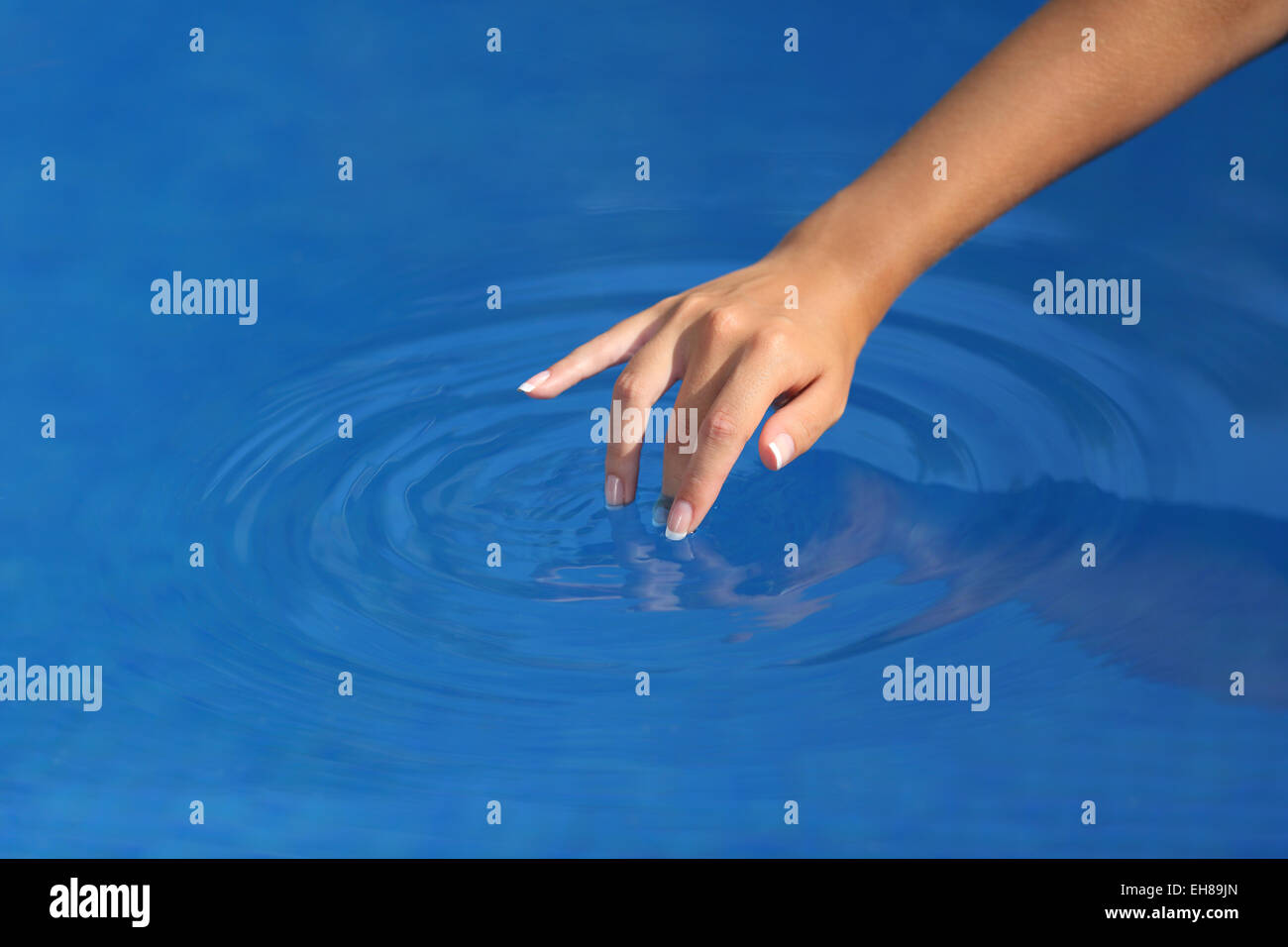 Hand closeup in swimming pool hi-res stock photography and images - Alamy