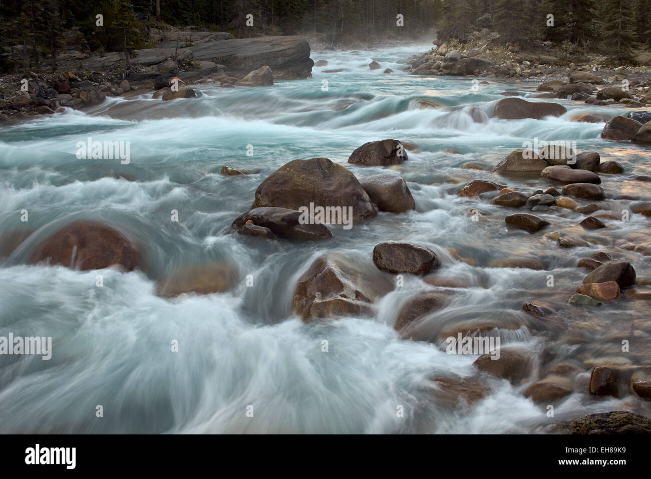 Cascades on the Mistaya River, Banff National Park, UNESCO World ...