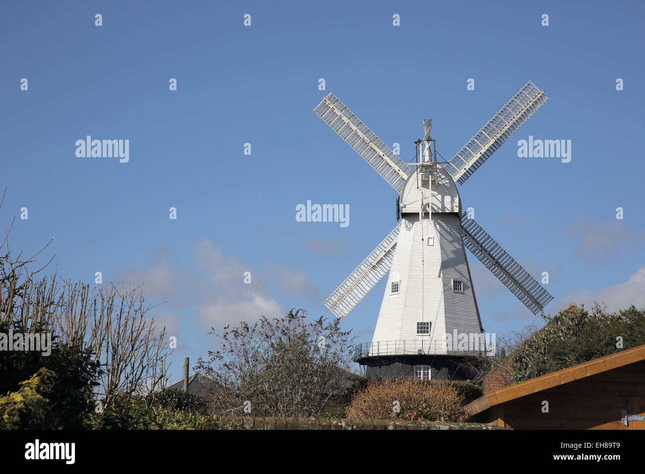 the union windmill Cranbrook kent, the largest smock mill in england ...