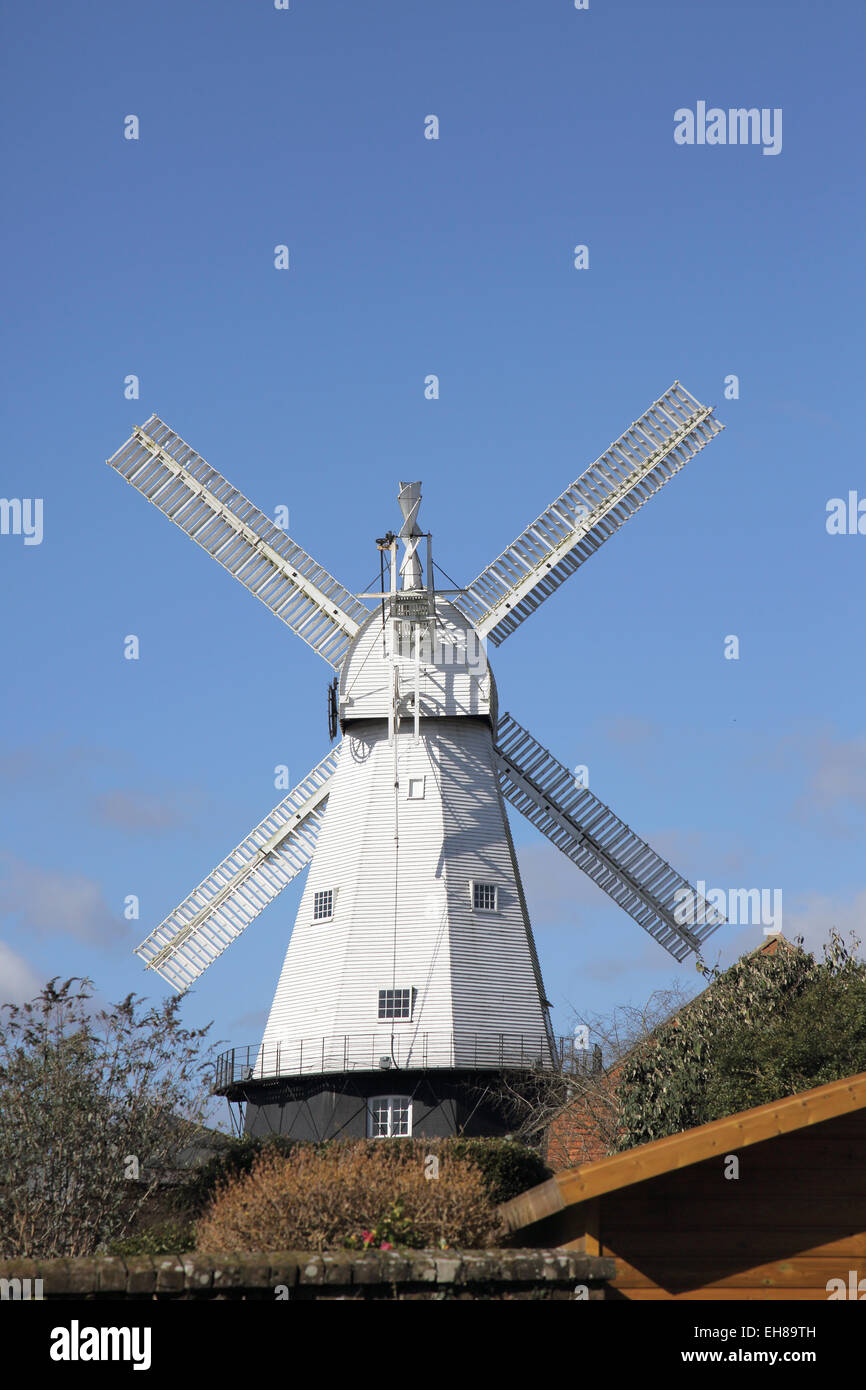 the union windmill Cranbrook kent, the largest smock mill in england ...