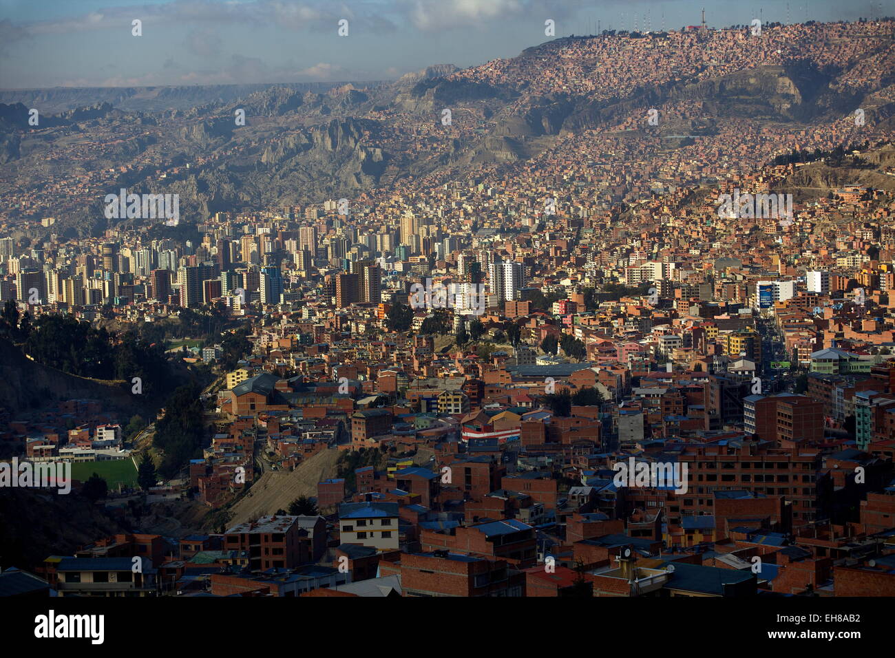 View over city, La Paz, Bolivia, South America Stock Photo - Alamy
