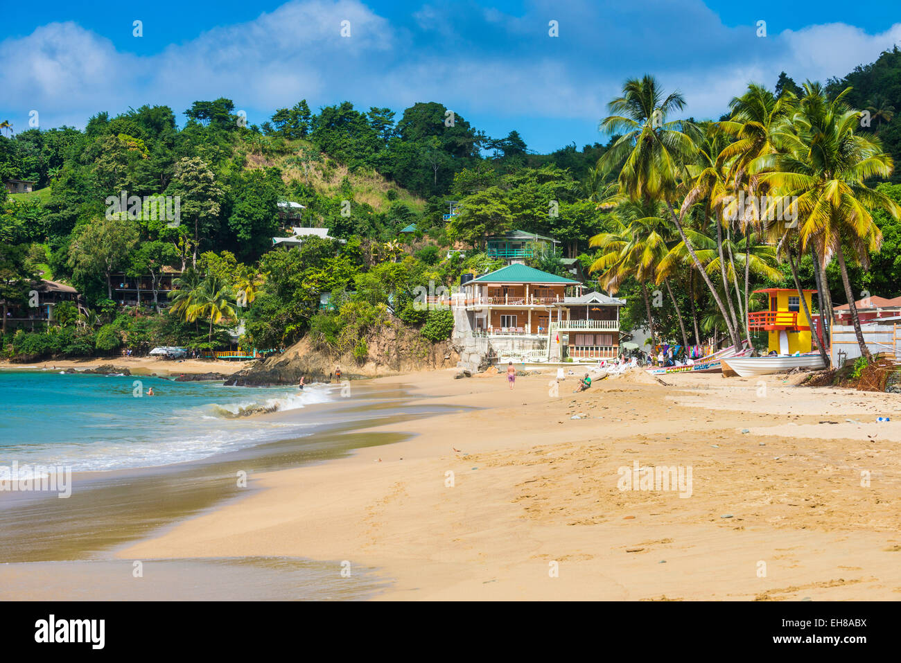 Beach of Castara,Tobago, Trinidad and Tobago, West Indies, Caribbean ...