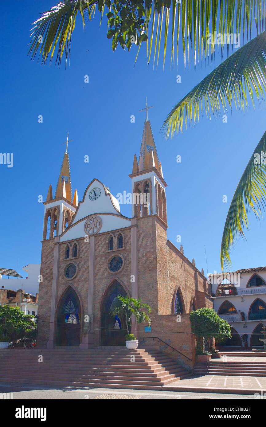 Talpa Church, Puerto Vallarta, Jalisco, Mexico, North America Stock ...