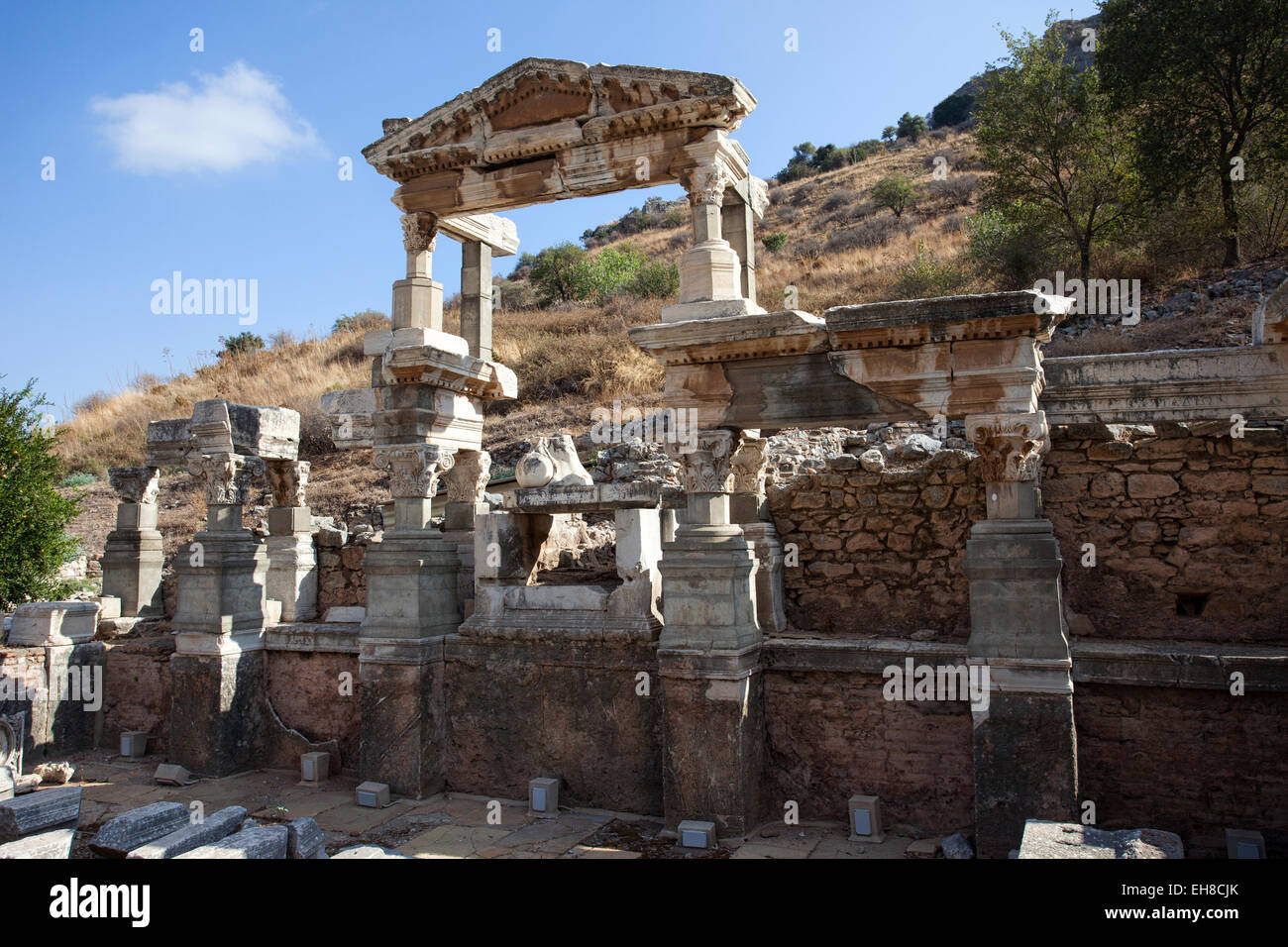 Ancient Ephesus Turkey historical ruins Stock Photo - Alamy