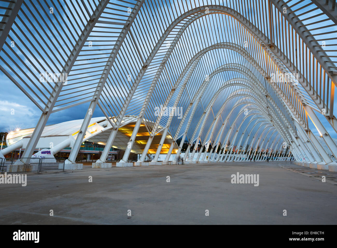 Promenade in the Olympic Sports Complex in Athens Stock Photo - Alamy