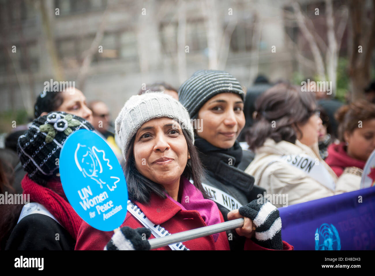 New York, USA. 08th Mar, 2015. Thousands participate in the March for ...