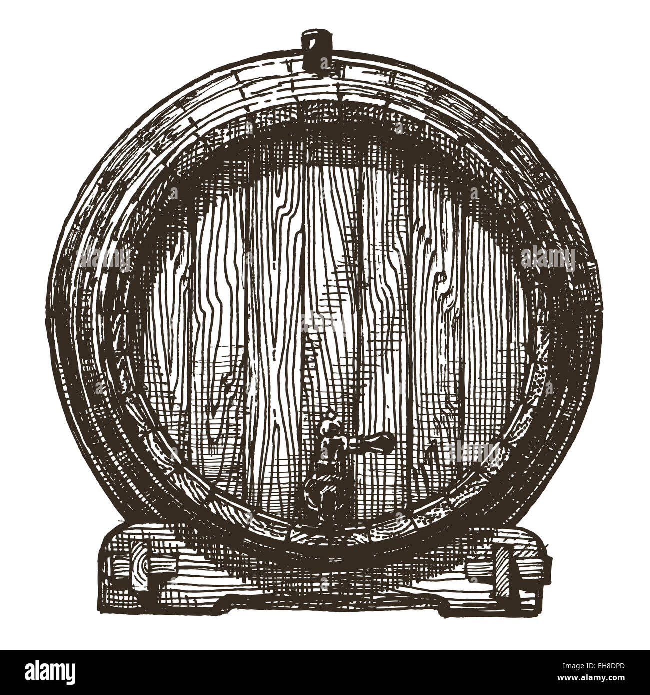 Wine Barrel Vector