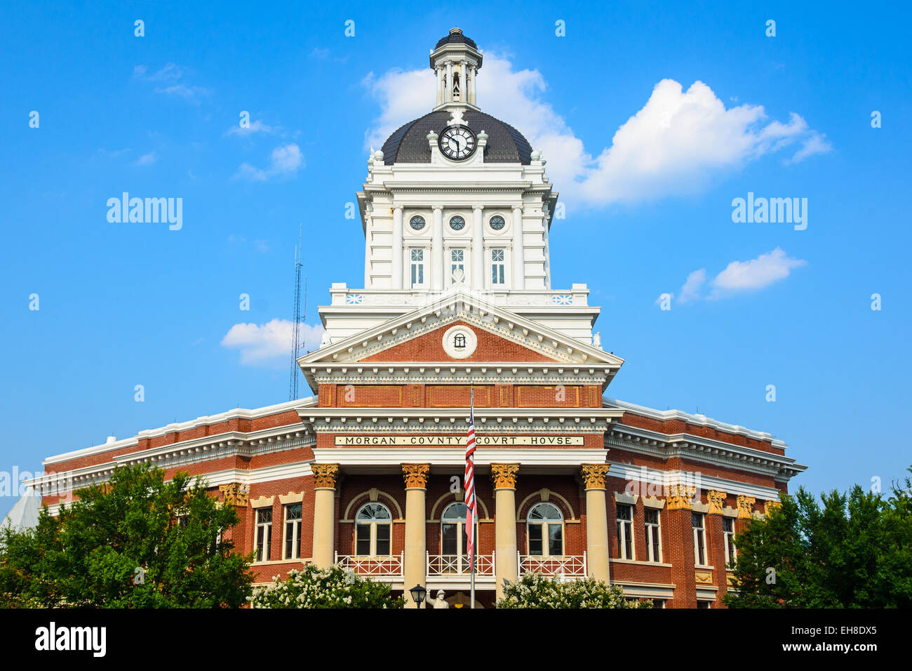 Morgan County Courthouse in Madison, Morgan County, Georgia, USA Stock ...