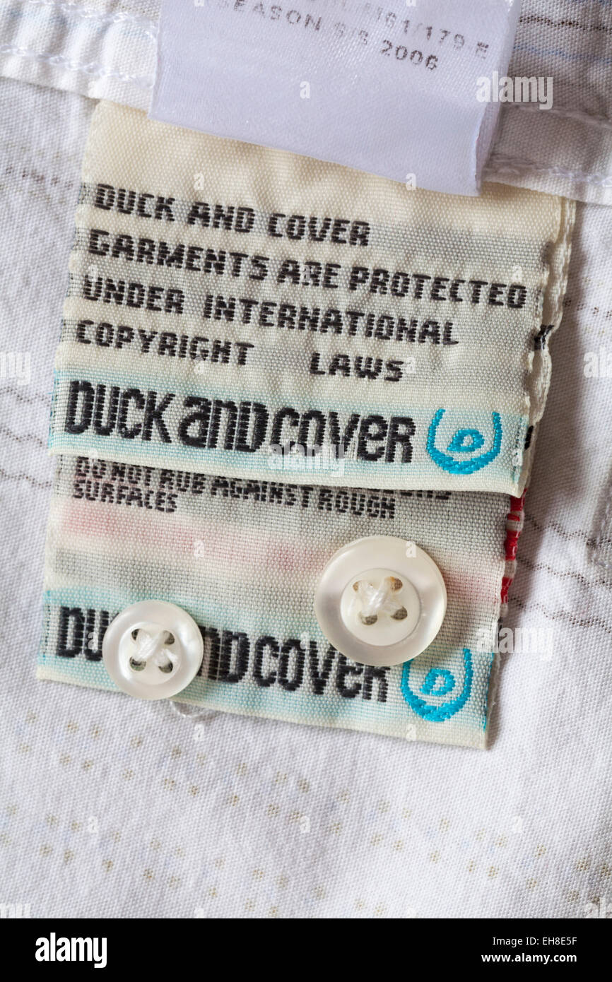 Duck and cover logo hi-res stock photography and images - Alamy