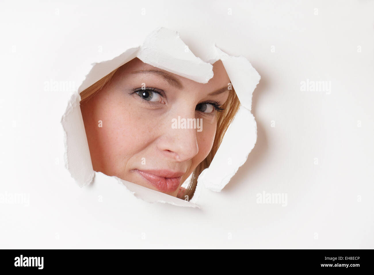 Voyeurism, woman hi-res stock photography and images - Alamy