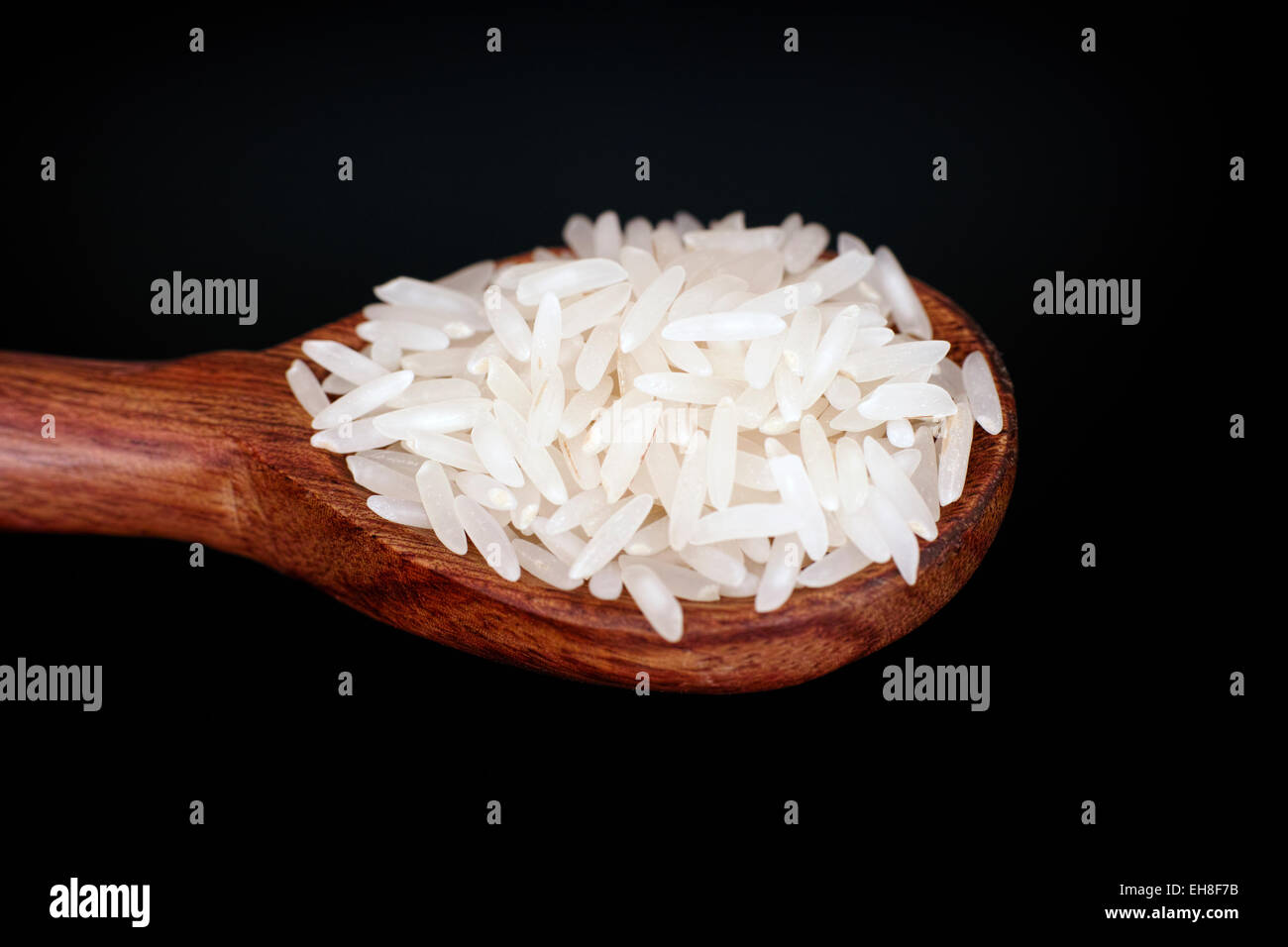 Black rice in spoon hi-res stock photography and images - Alamy
