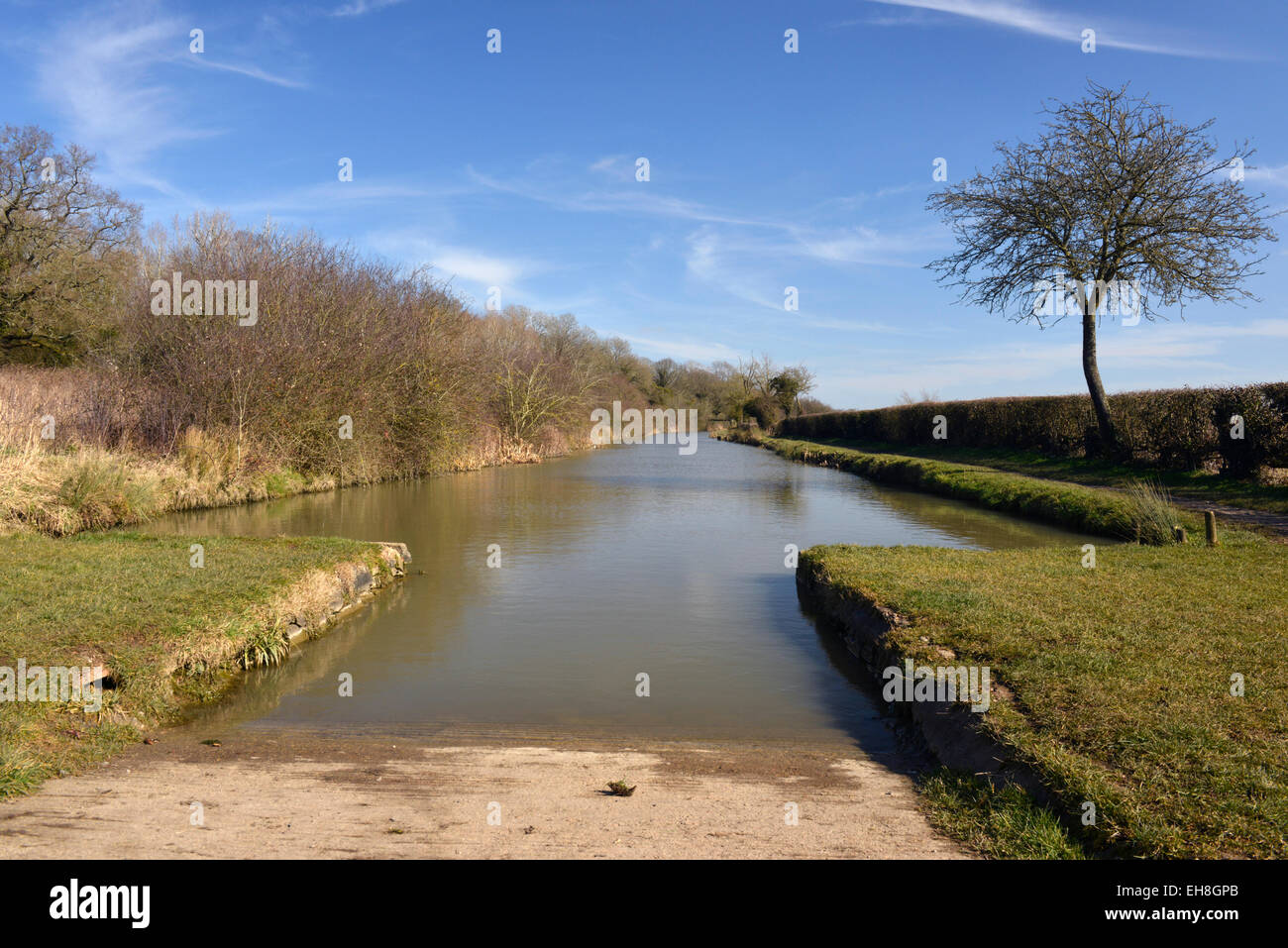 The Restored Berks And Wilts Canal Near Wootton Bassett In Wiltshire