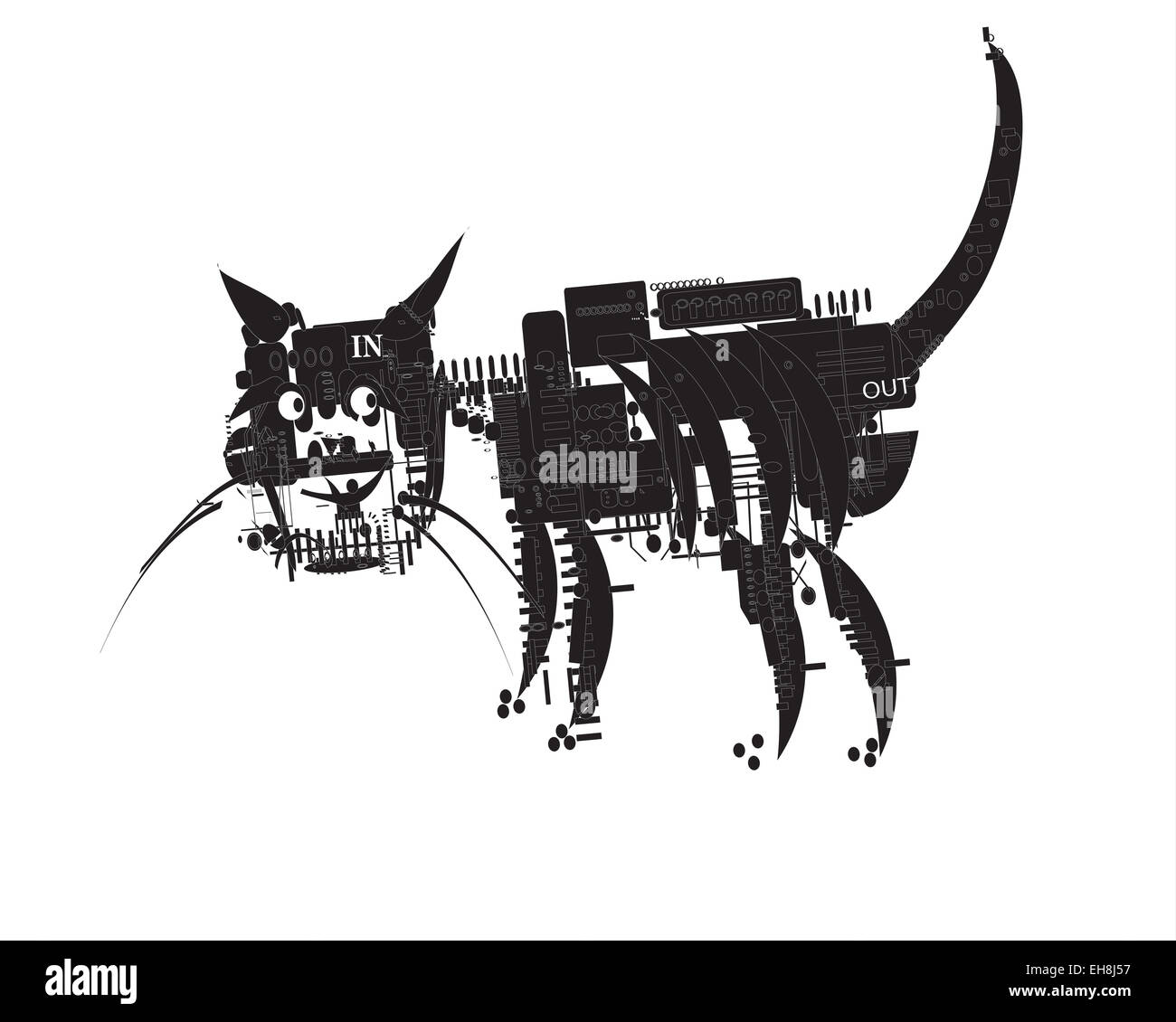 Electronic sign funny Cut Out Stock Images & Pictures - Alamy