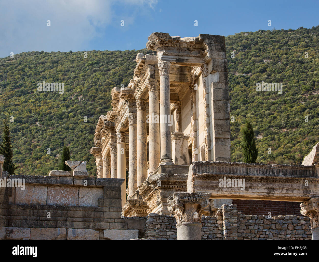 Library of Celcus ancient Ephesus, Turkey Stock Photo - Alamy