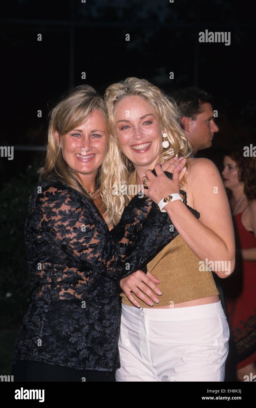 SHARON STONE with Kelly Stone at Planet Hope Gala I Zone Woodland Hills ...