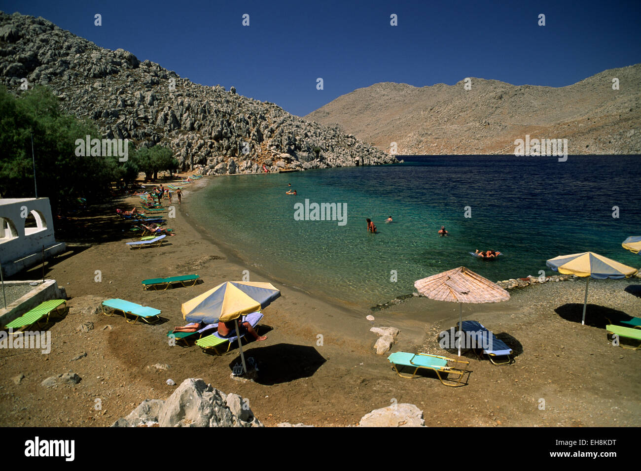 Greece, Dodecanese Islands, Symi, Agios Nikolaos beach Stock Photo - Alamy