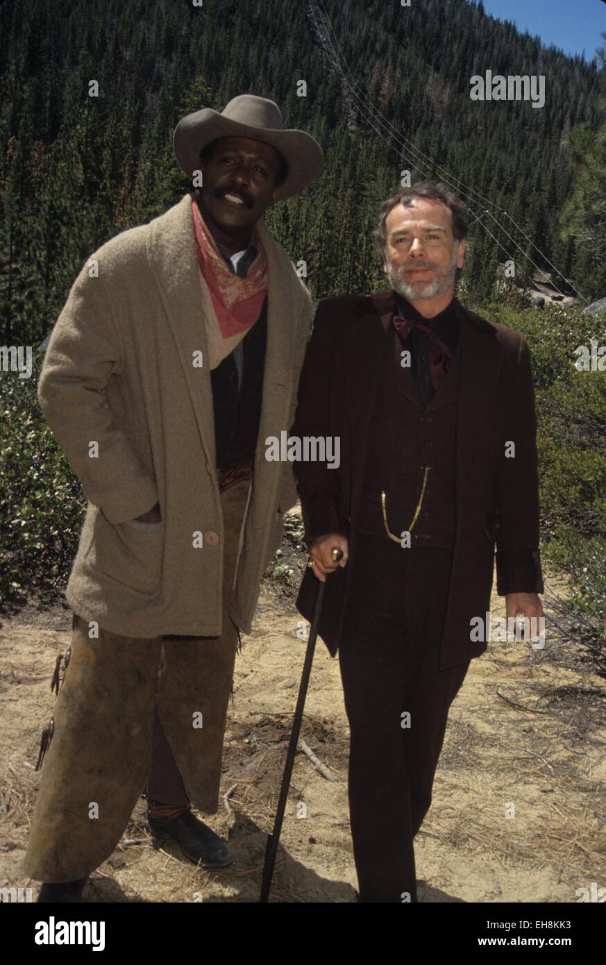 DEAN STOCKWELL with Richard Roundtree 1993. © Michael Ferguson/Globe ...
