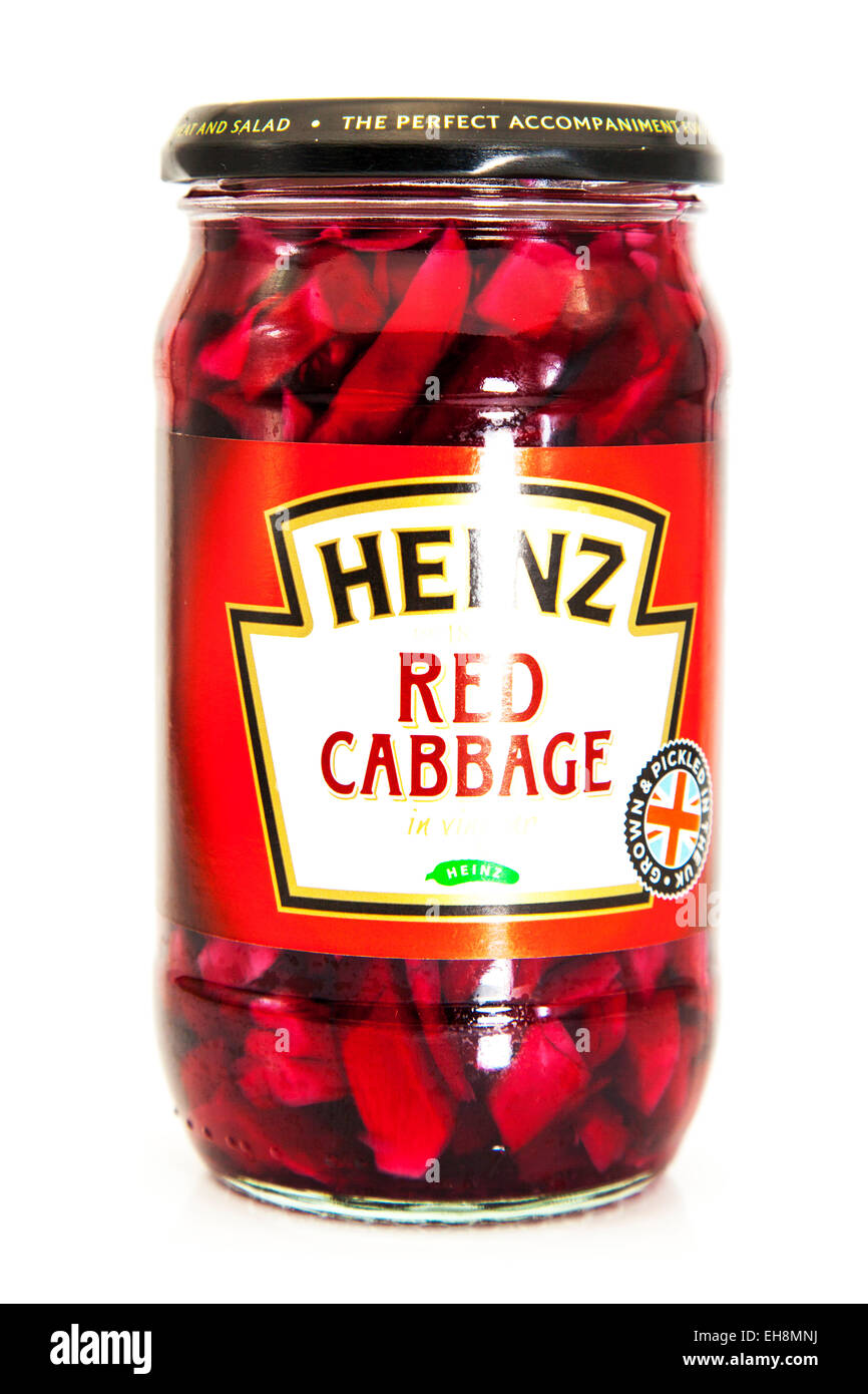 Red cabbage pickled jar Heinz pickles vegetable logo product cutout ...