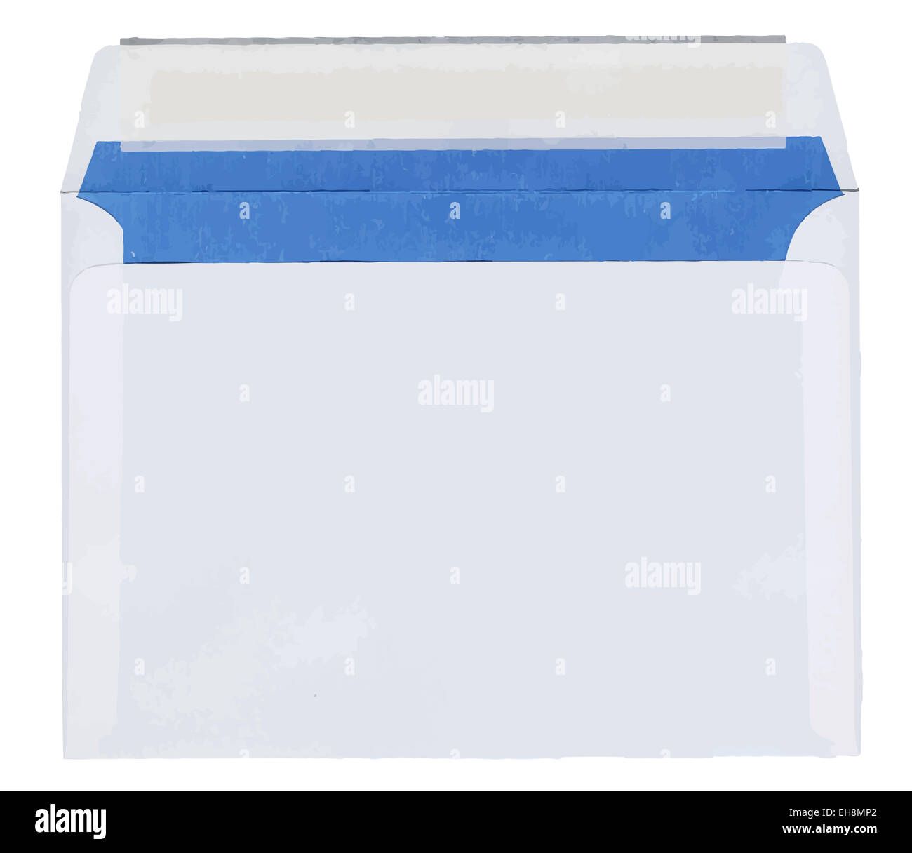 White open paper envelope. Vector illustration Stock Photo - Alamy