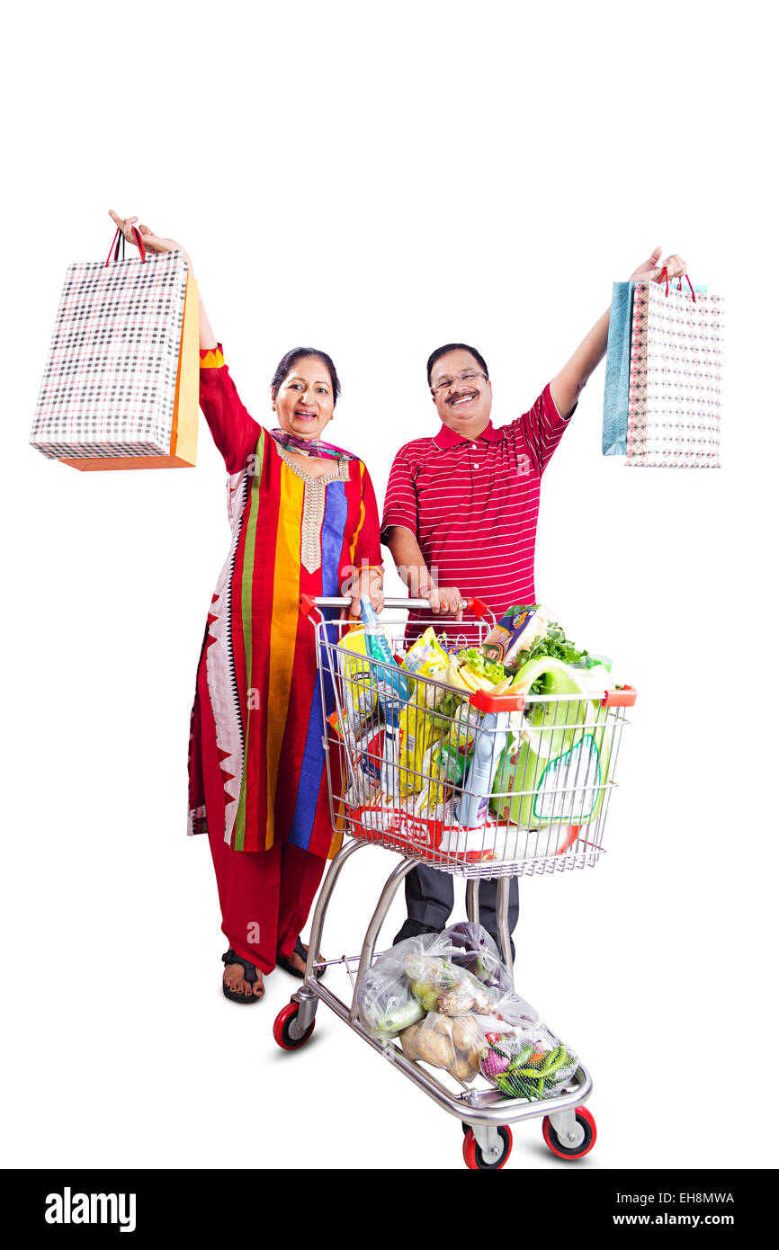 Senior woman shopping discount Cut Out Stock Images & Pictures - Alamy