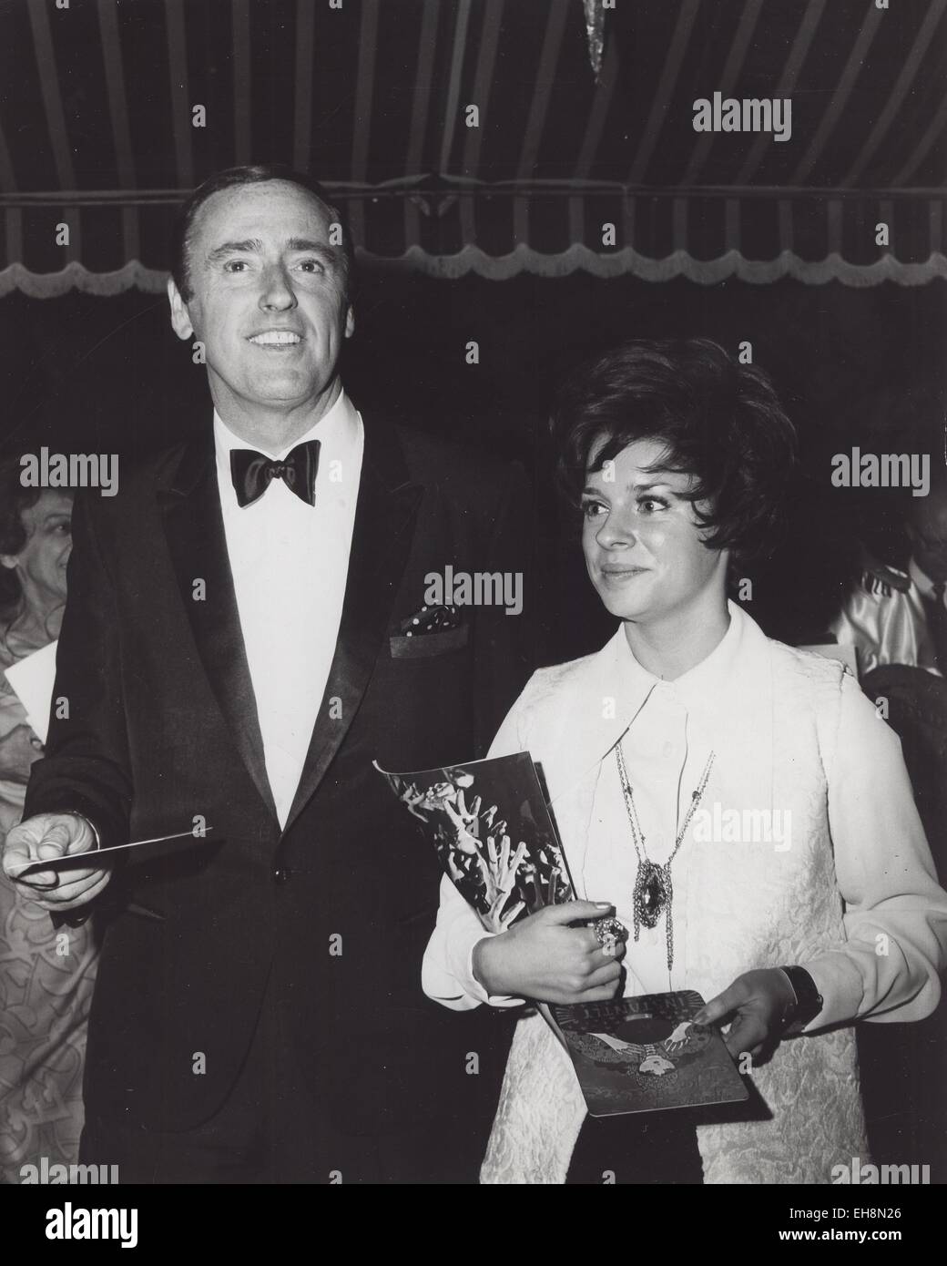 DICK MARTIN with Susan Keith at Hair premiere 1968. © Phil Raoch/Globe ...