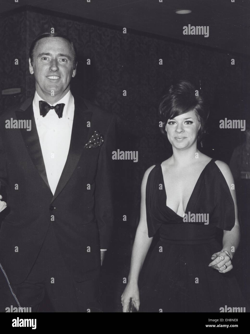 DICK MARTIN with Susan Keith at International Broadcasters Awards 1969 ...