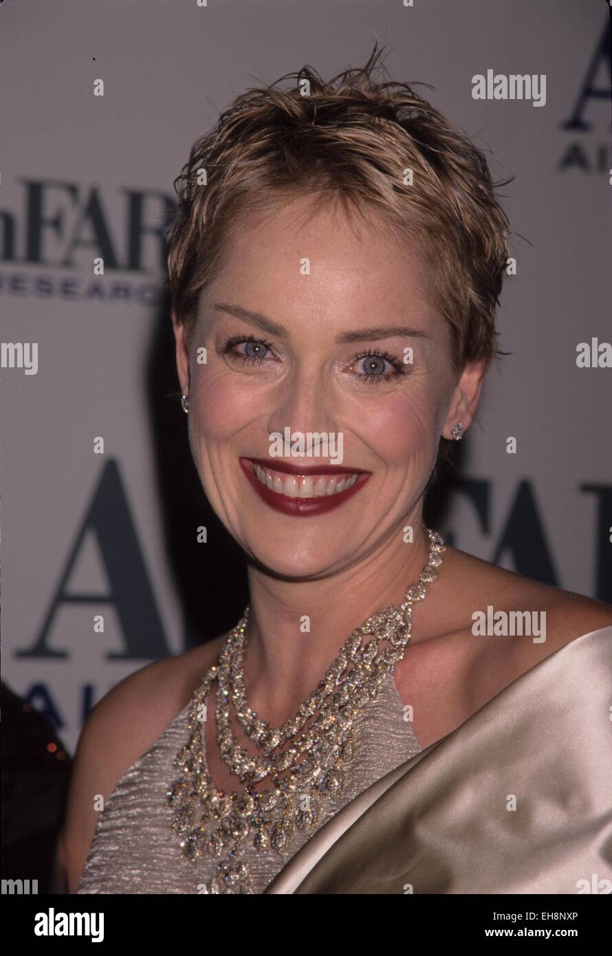 SHARON STONE at AMFAR's seasons of Hope Awards The Winter Garden in New ...