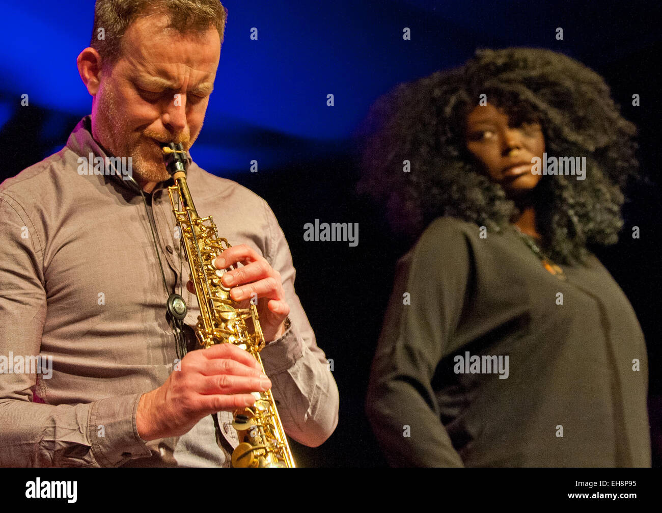 Colston Hall, Bristol, UK. 8th March, 2015. Slowly Rolling Camera ...