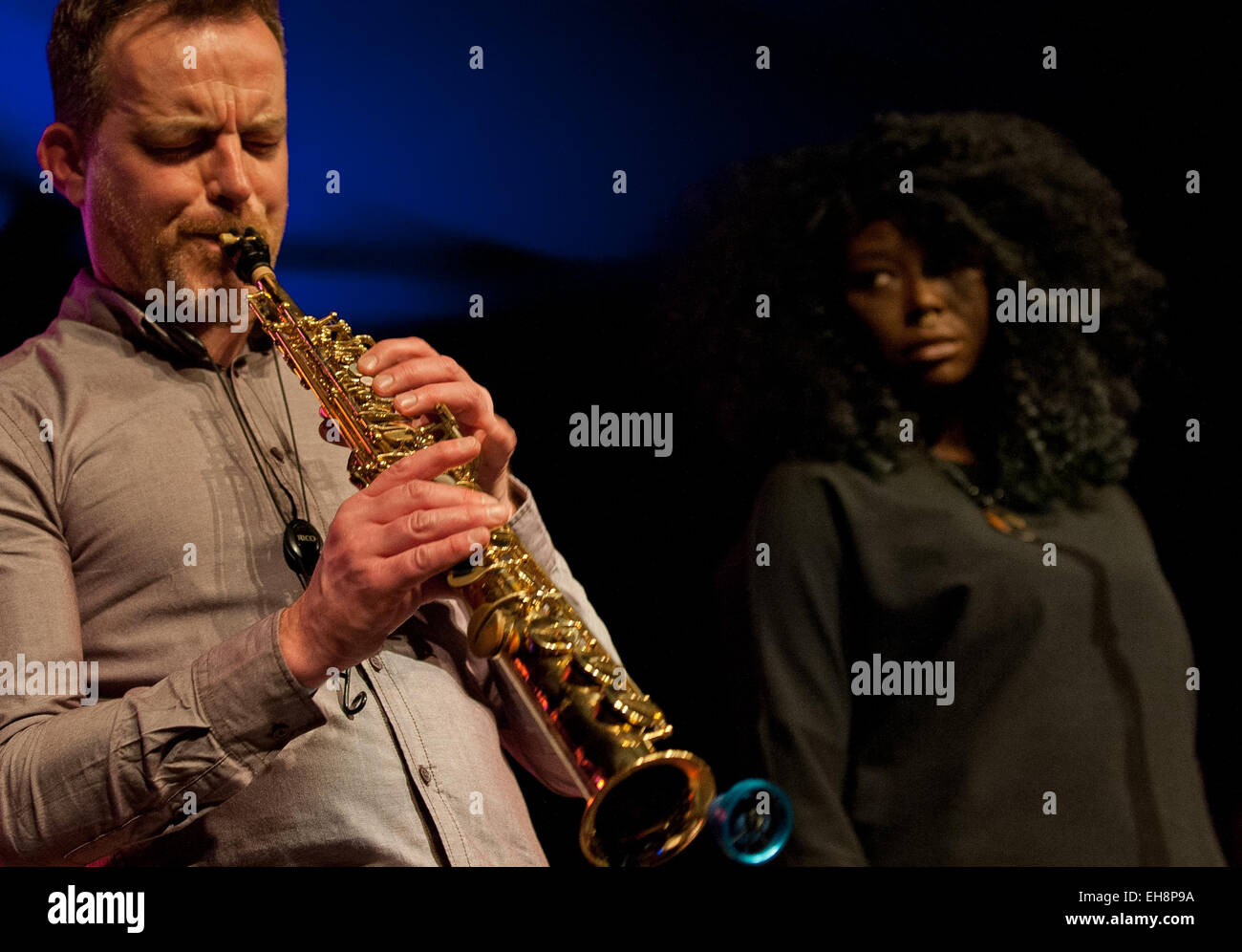 Colston Hall, Bristol, UK. 8th March, 2015. Slowly Rolling Camera ...