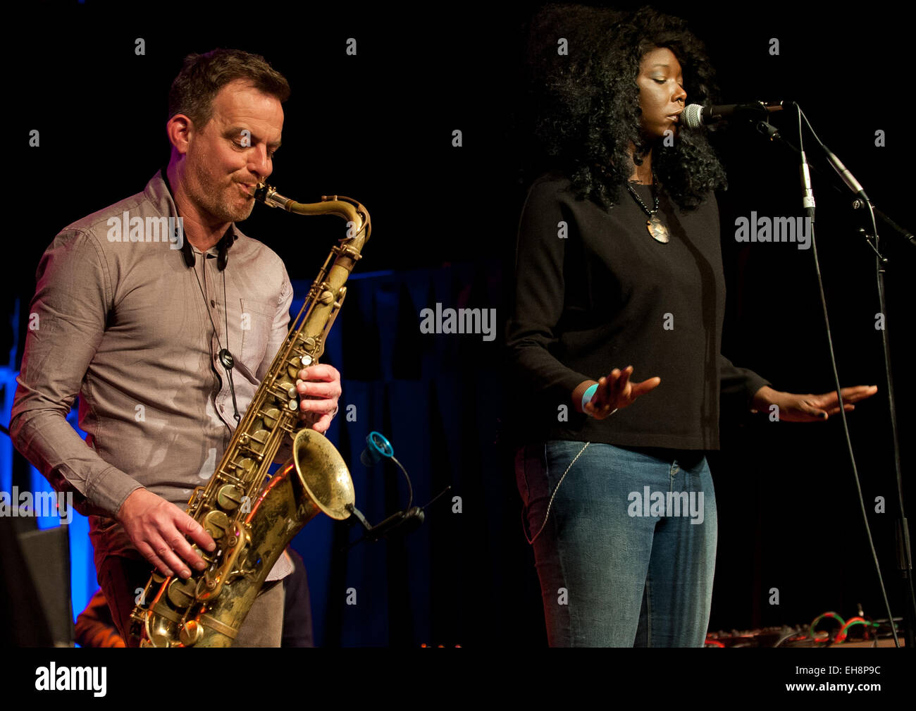 Colston Hall, Bristol, UK. 8th March, 2015. Slowly Rolling Camera ...