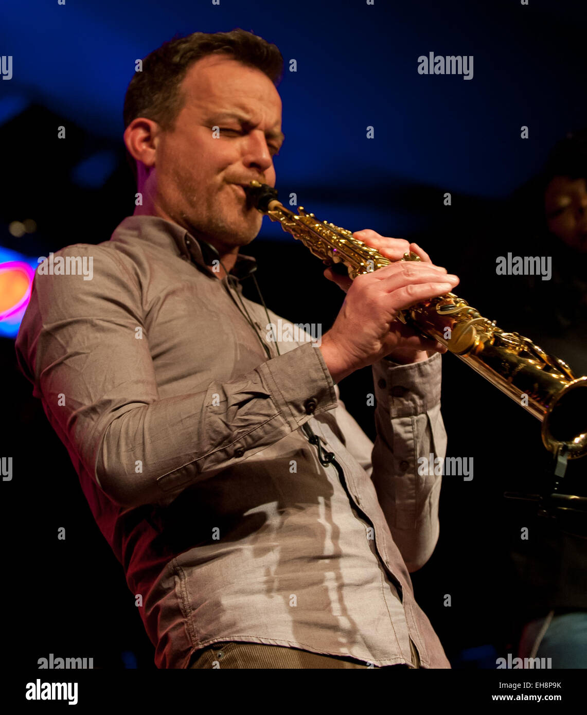 Colston Hall, Bristol, UK. 8th March, 2015. Slowly Rolling Camera ...