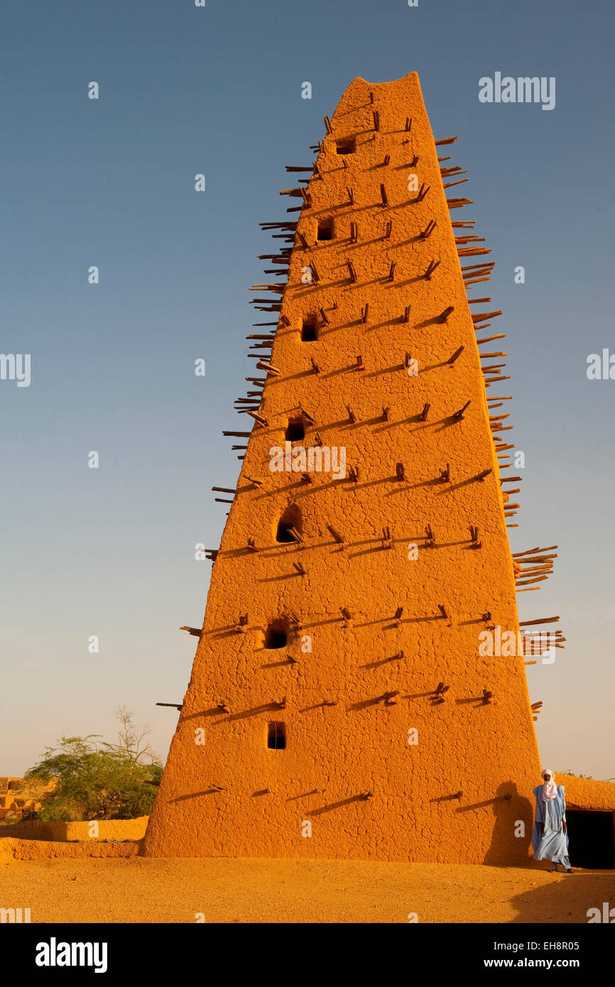 Agadez Mosque clay 1515 Tuareg Niger Sahara Saharan desert Agadez ...