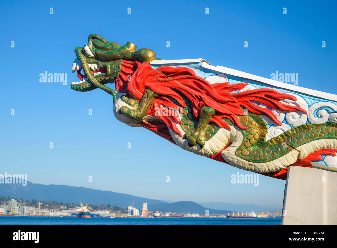 Empress of Japan ship's figurehead, Stanley Park, Vancouver, British ...