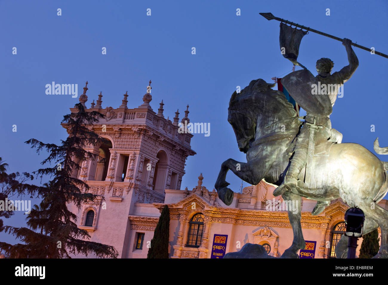 EL CID STATUE (©ANNA HYATT HUNTINGDON 1927) EL PRADO BALBOA PARK SAN ...