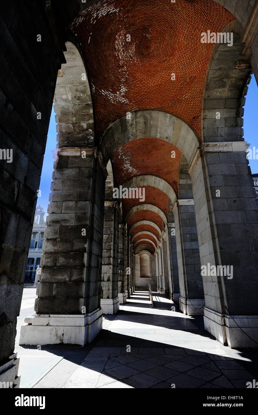 Shadows under arches Stock Photo - Alamy