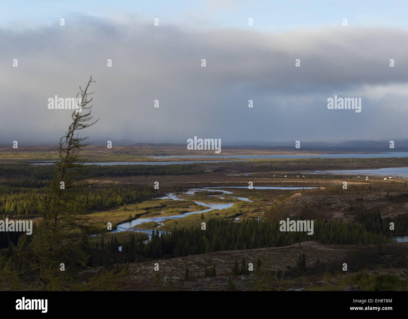 Natuashish, Newfoundland and Labrador, Canada. 19th Sep, 2014. A river ...