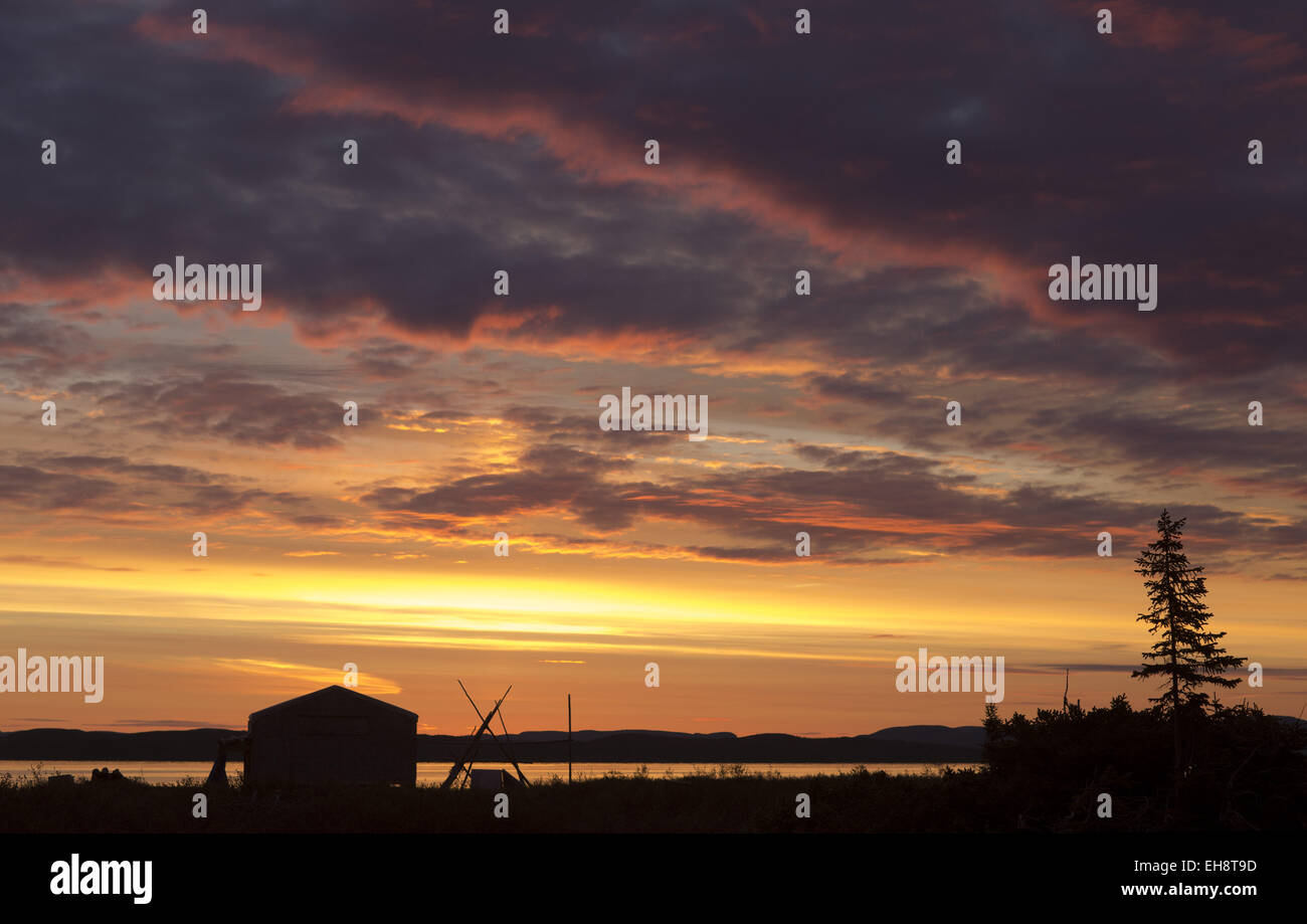 Innu hunting camp hi-res stock photography and images - Alamy