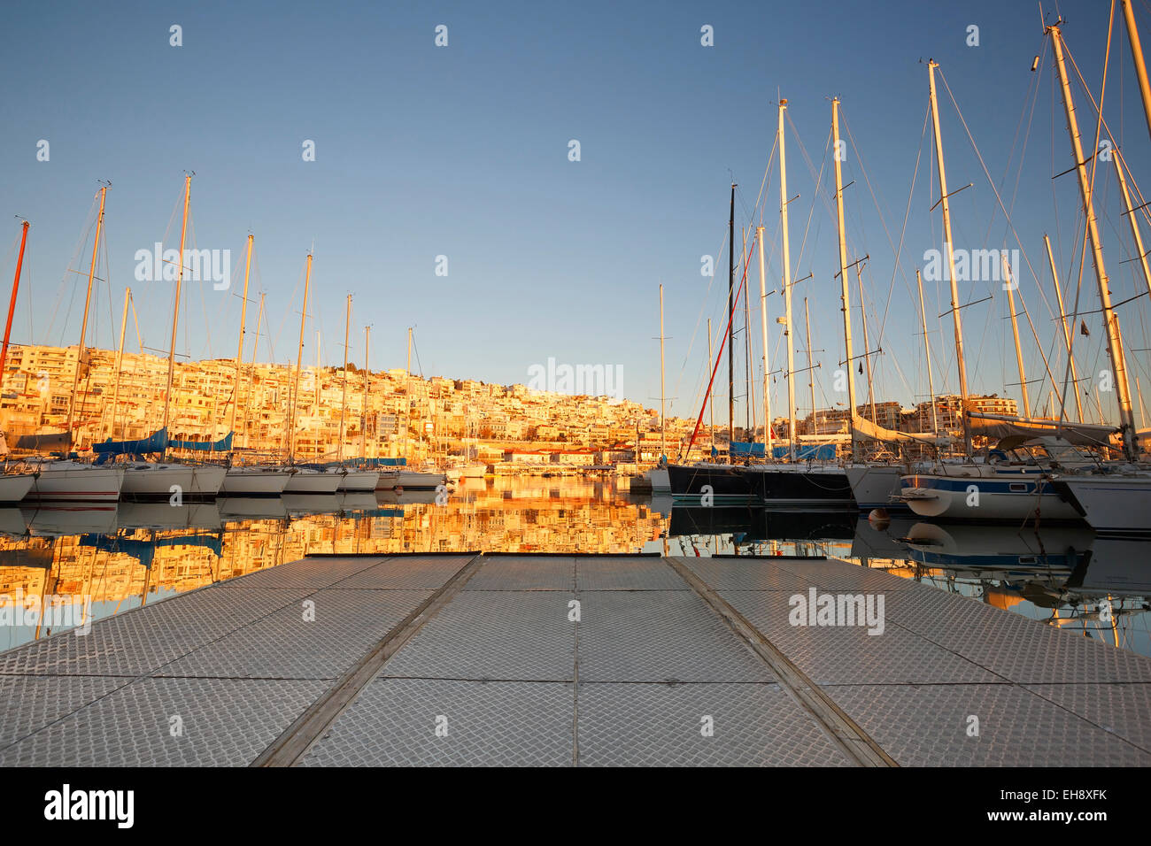 Yachts in Mikrolimano marina in Athens, Greece Stock Photo - Alamy