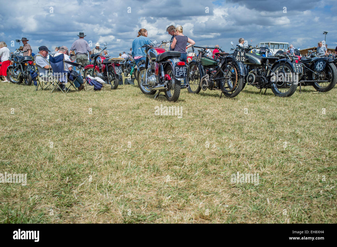 Motorbike display at Gloucestershire Vintage and Country Extravaganza ...