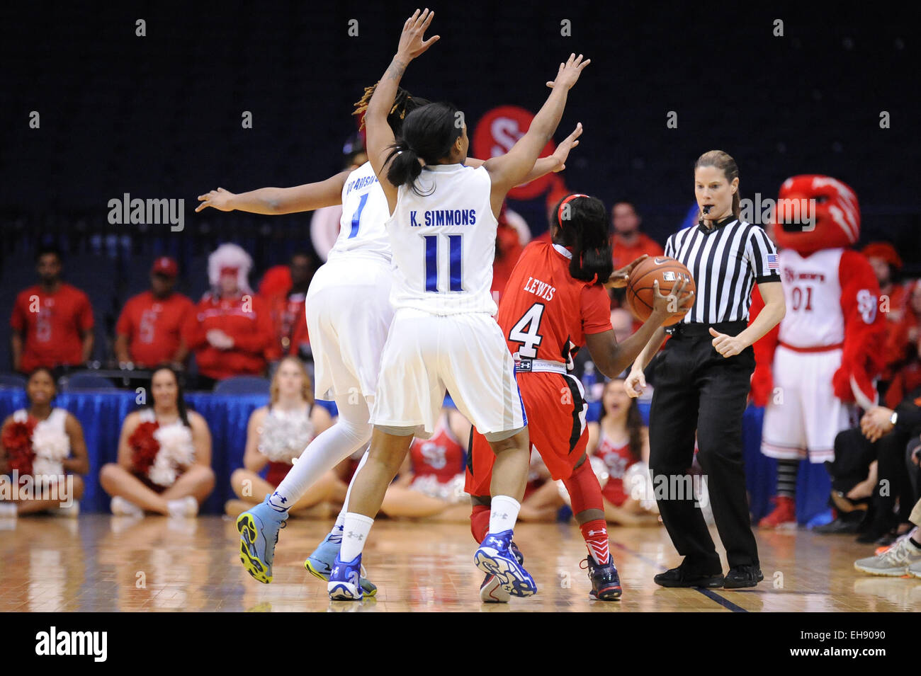 Rosemont, IL, USA. 9th Mar, 2015. St. John's Red Storm guard Aaliyah ...