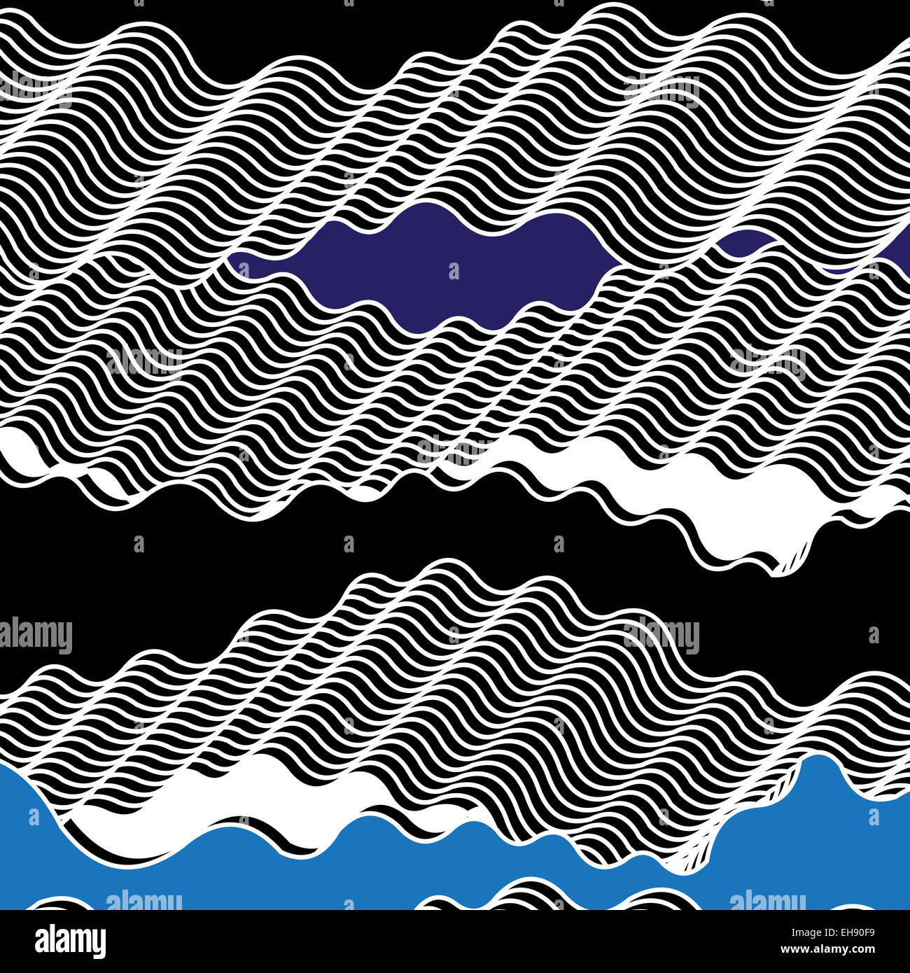 graphic a abstract background with wavy lines Stock Photo - Alamy